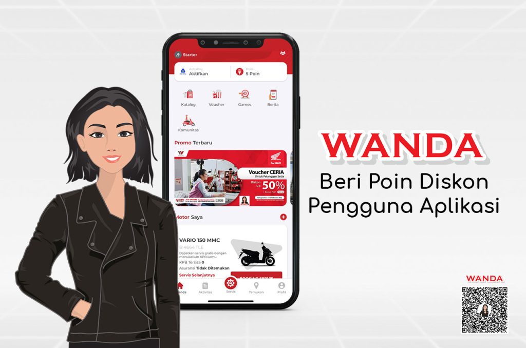 Si ‘WANDA’ Beri Poin Diskon Pengguna Aplikasi | Wanda